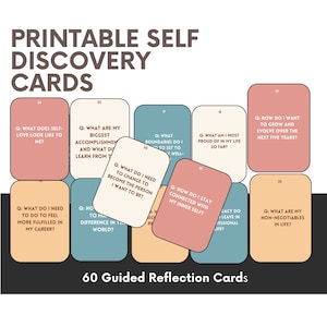 Who Am I Printable Therapy Cards for Self-awareness, Introspection ...