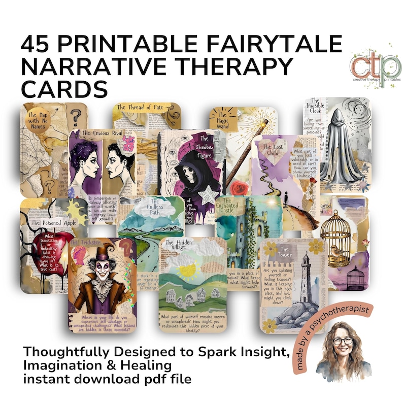 Narrative Therapy Card Deck; the Story Weaver’s Oracle, Fairy Tale ...