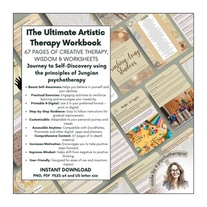 Art Therapy Creativity Workbook A Journey of Jungian Self-discovery ...