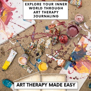Art Therapy Journal: 50 Printable Prompts for Self-care and Mental ...