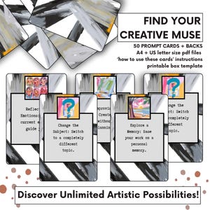 Printable Creative Ideas Cards Think Outside the Box Motivational ...