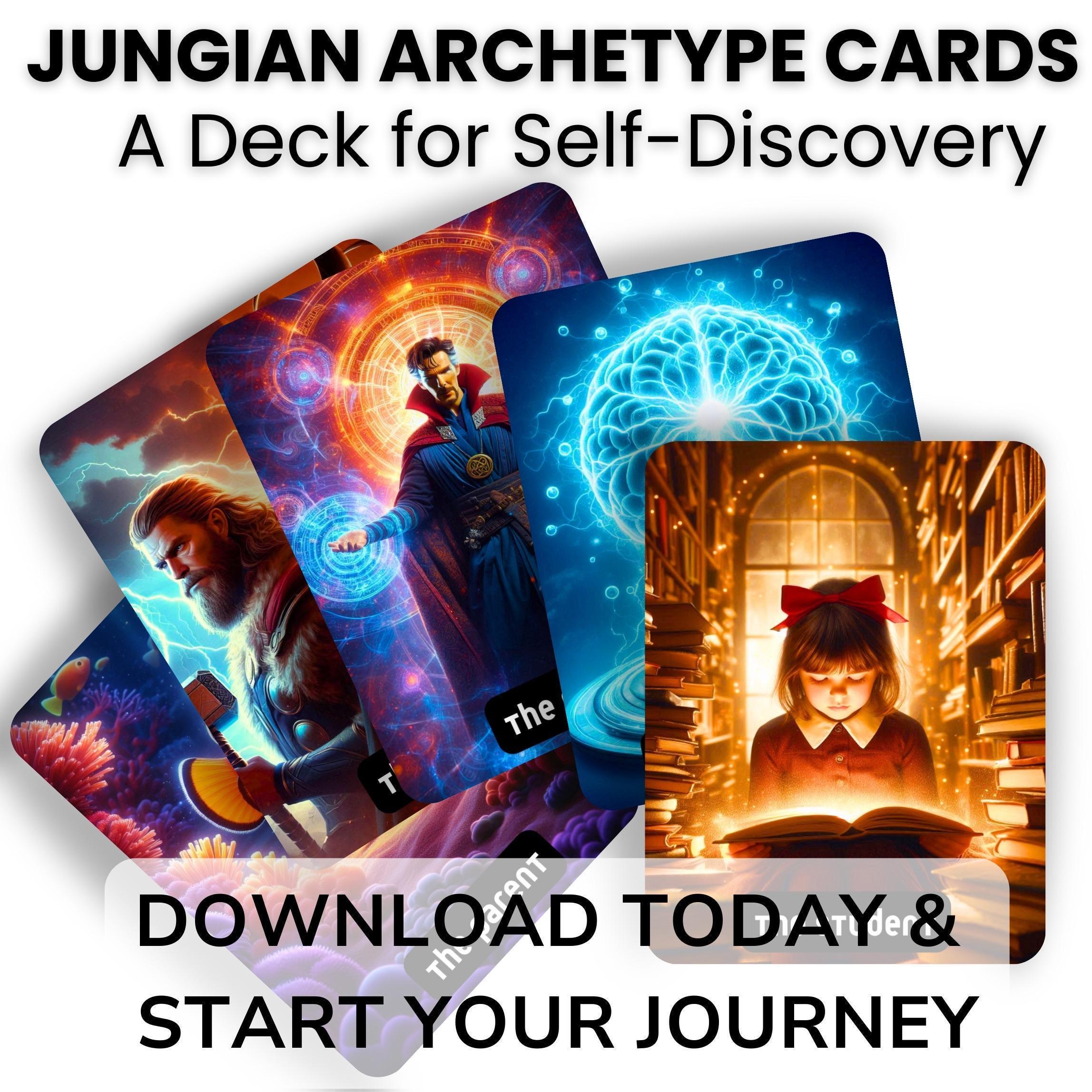 Printable Pop Culture Character Archetype Cards for Shadow Work ...