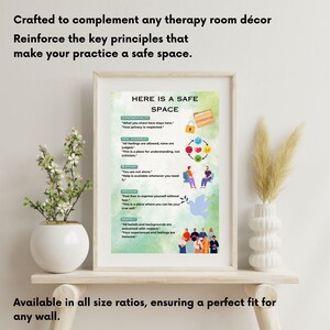 Safe Space Counselling Room Printable Poster Counsellor Contract Pdf ...