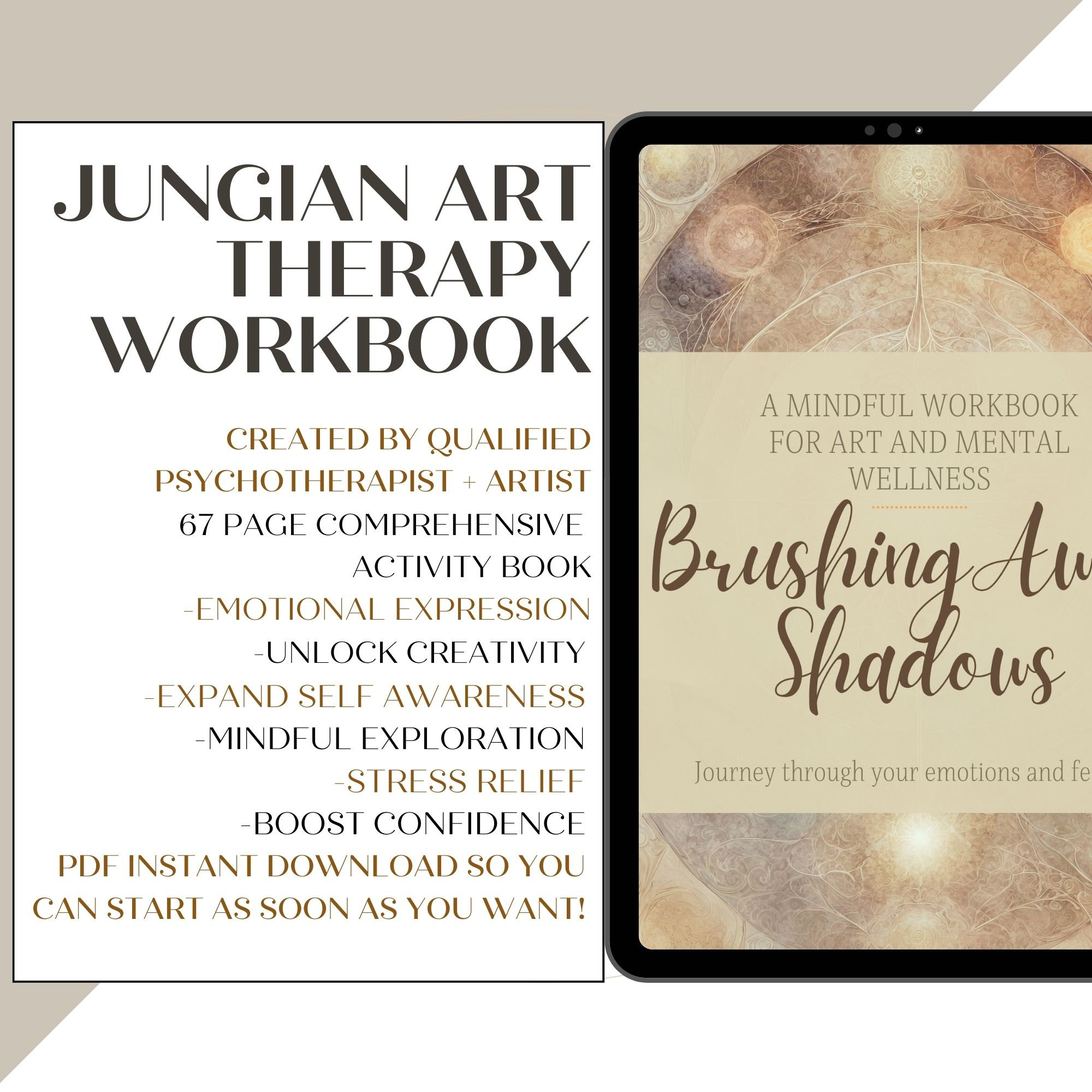 Jungian Art Therapy Workbook: Self Expression and Awareness Transform ...