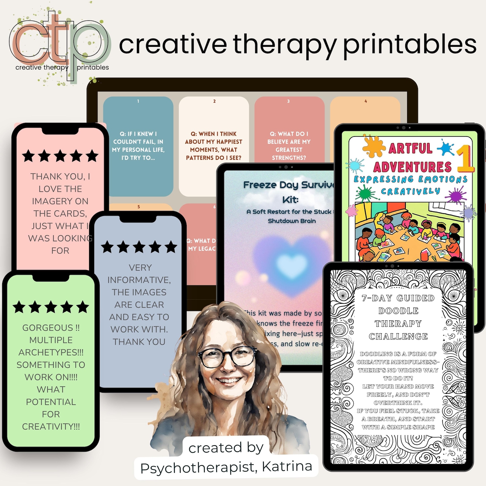 Kids Art Therapy Cards: Feelings Education, Social Skills (PDF) - Etsy