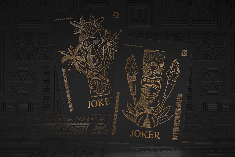 Tiki Playing Cards - Etsy