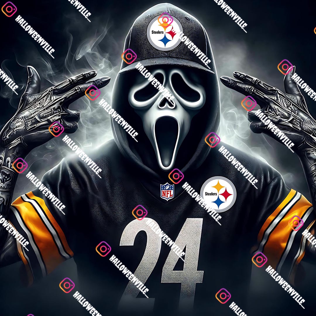 Ghostface Steelers - Etsy