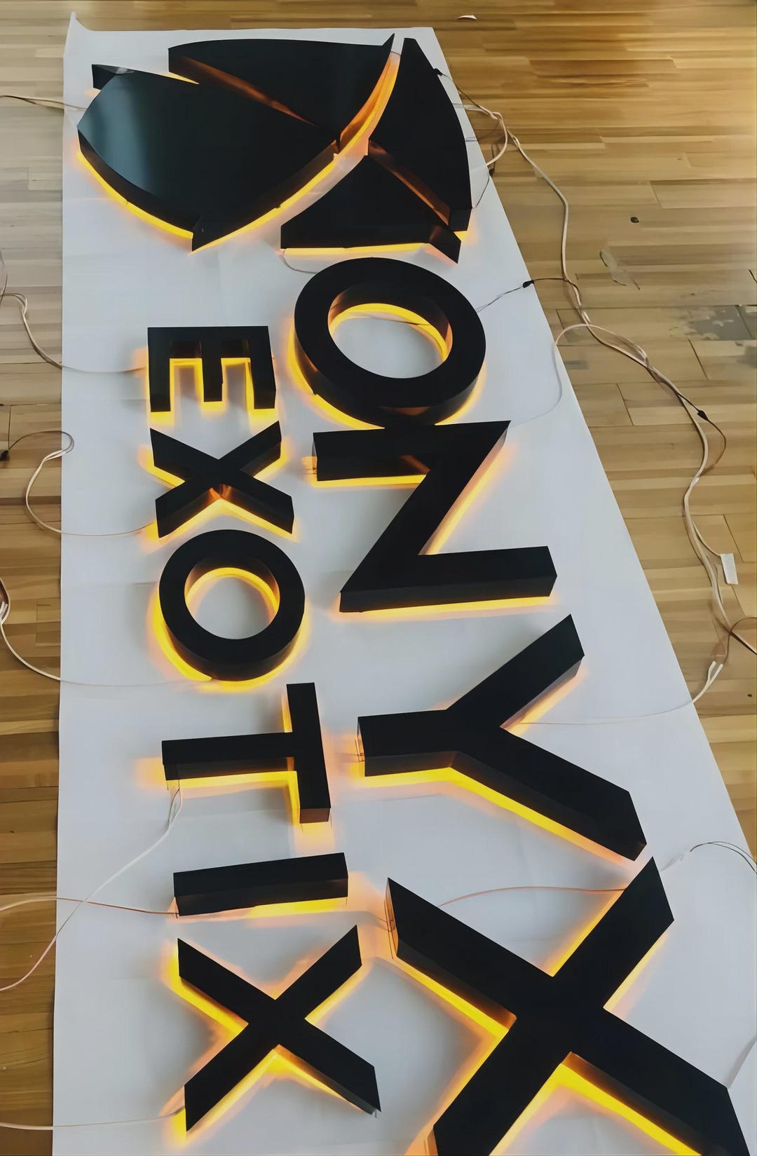Custom LED Sign | 3D Illuminated Metal Letters for Storefront - Etsy