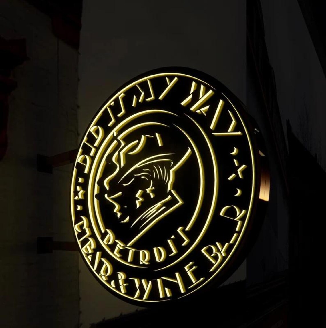 Custom LED Blade Sign for Business Storefront | Outdoor Hanging Shop ...