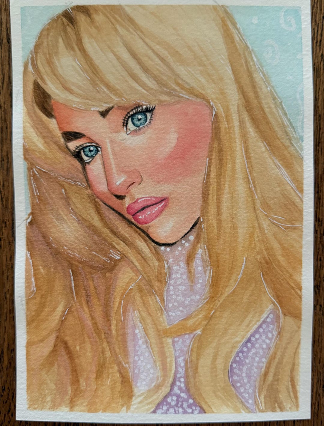 Sabrina Carpenter Merch Watercolour Painting Poster A5 - Etsy