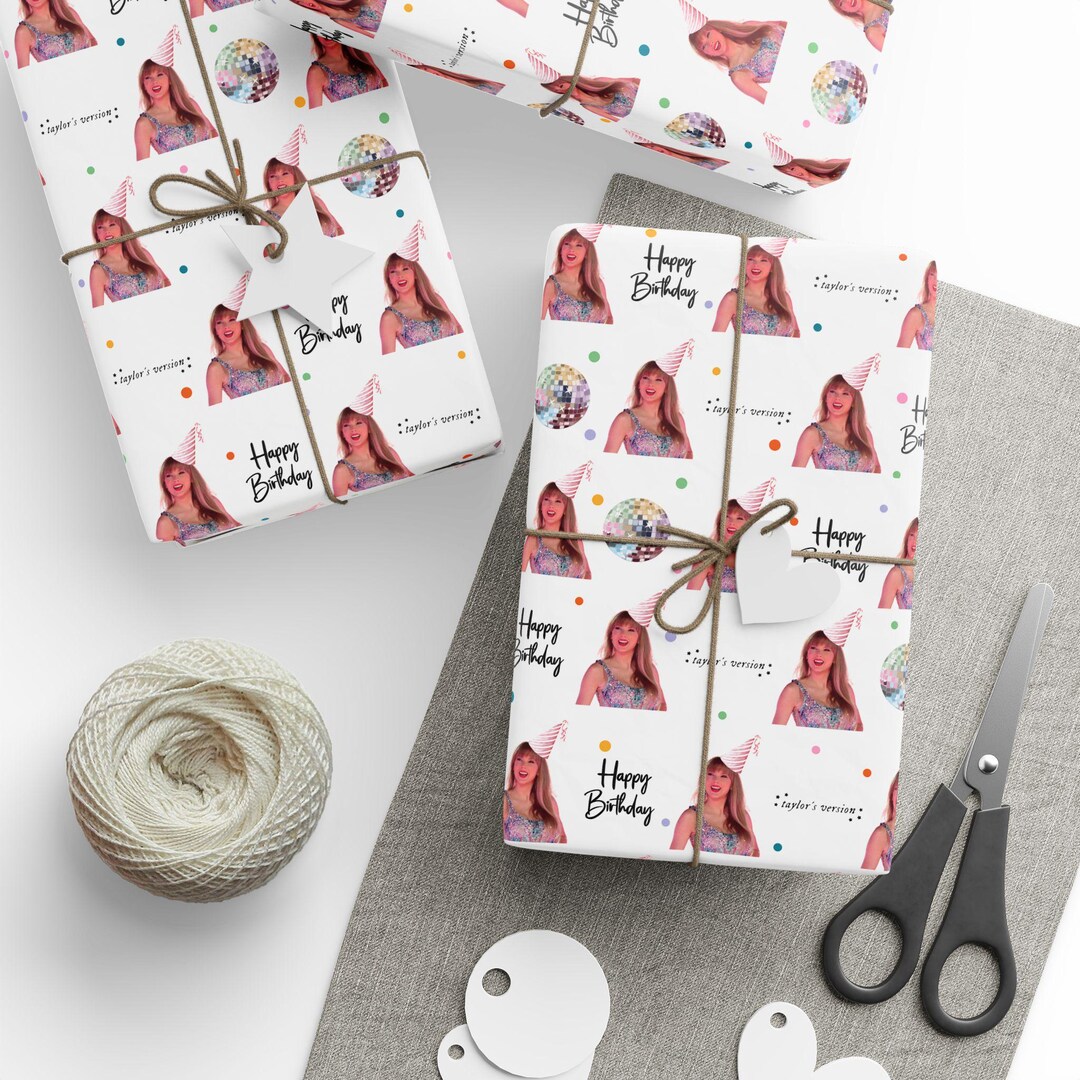 Taylor Swift Wrapping Paper, Birthday Gift, Swifties Wrapping Paper ...
