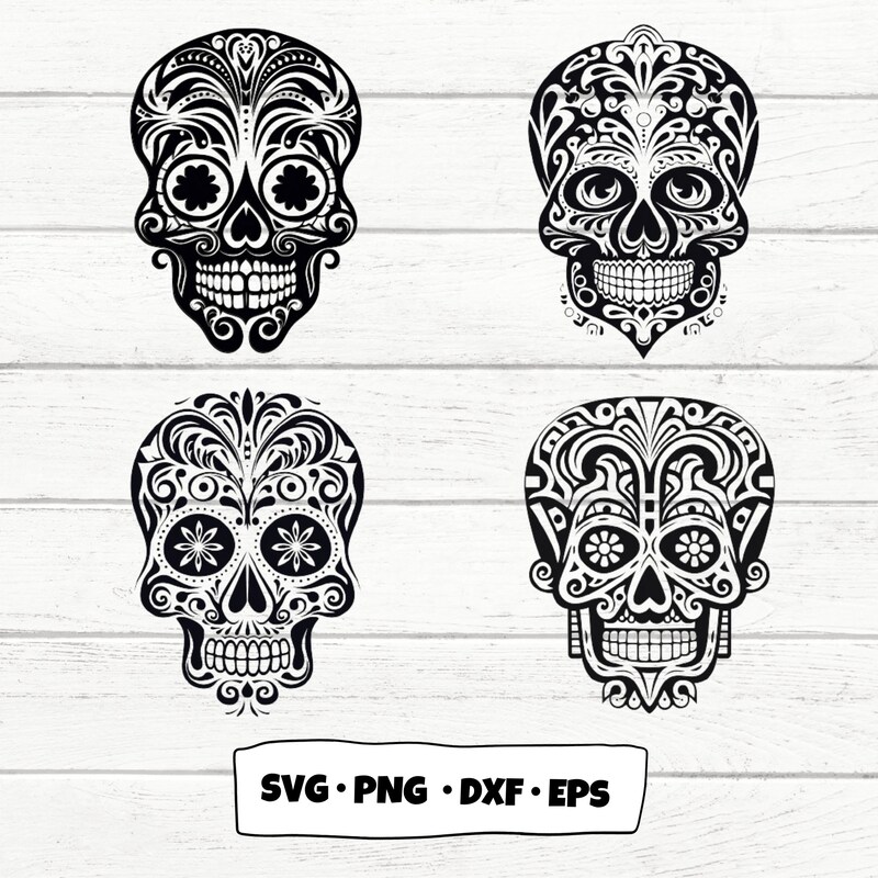 Sugar Skull Skeleton - Etsy