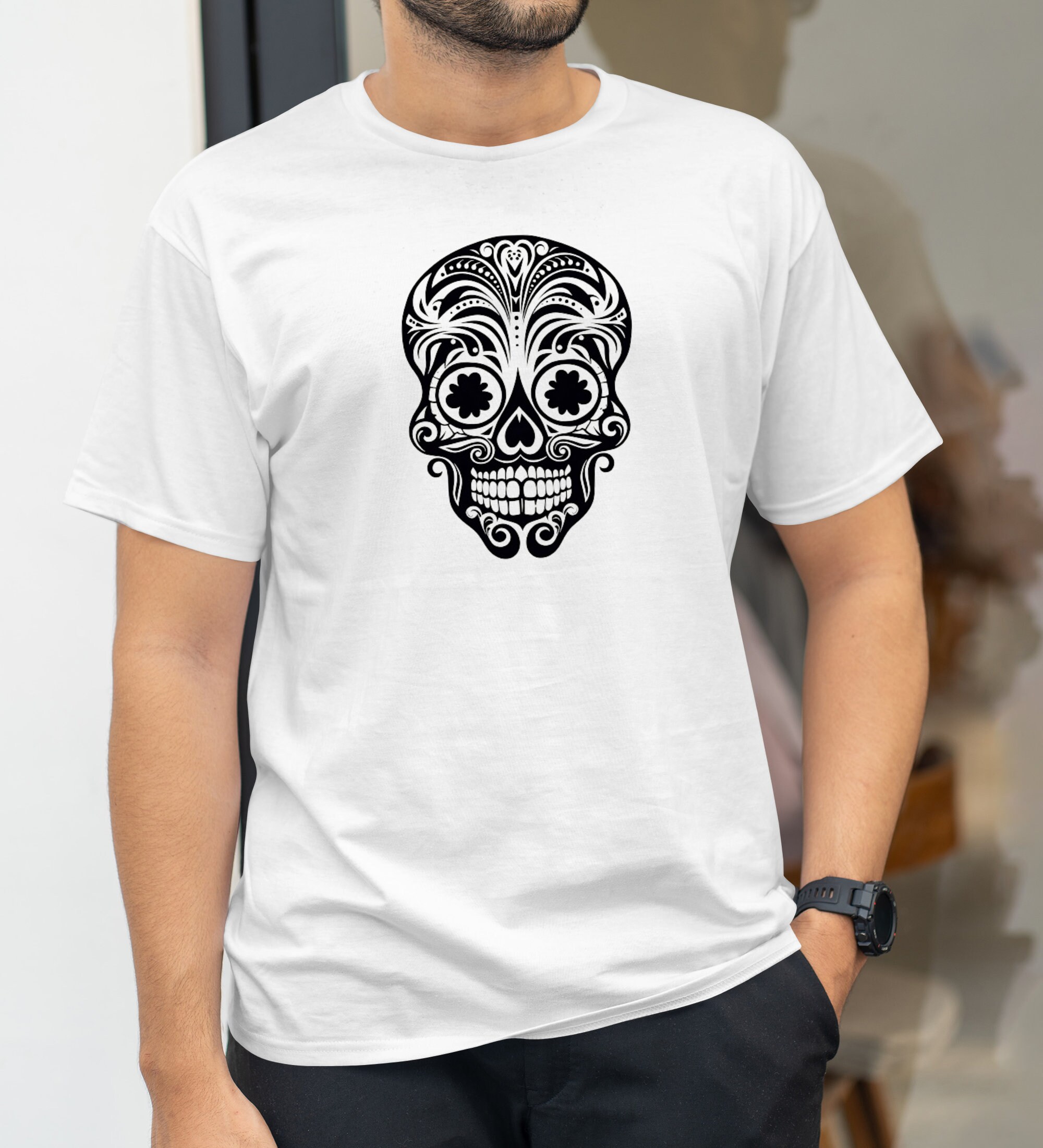 Sugar Skull SVG Bundle, Skull Bundle SVG, Skeleton Bundle SVG, Sugar ...