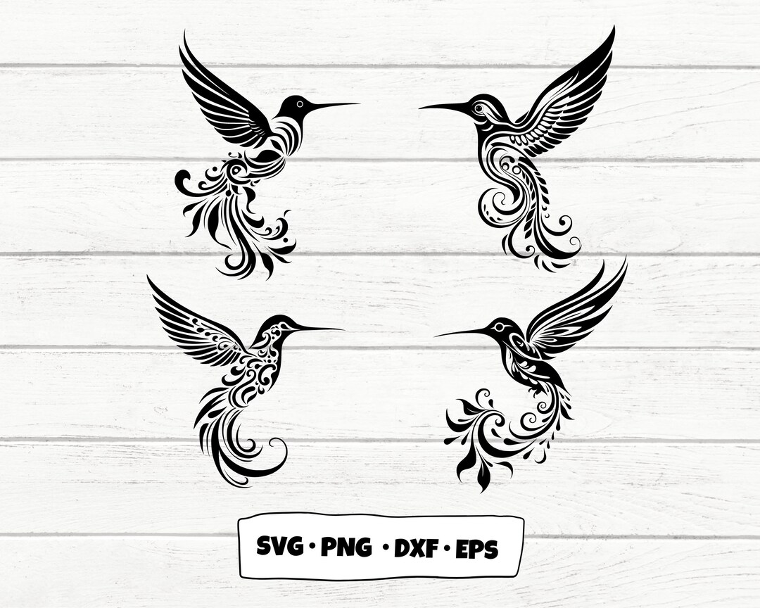 Hummingbird SVG Bundle, Hummingbird Clipart, Hummingbird Vector ...