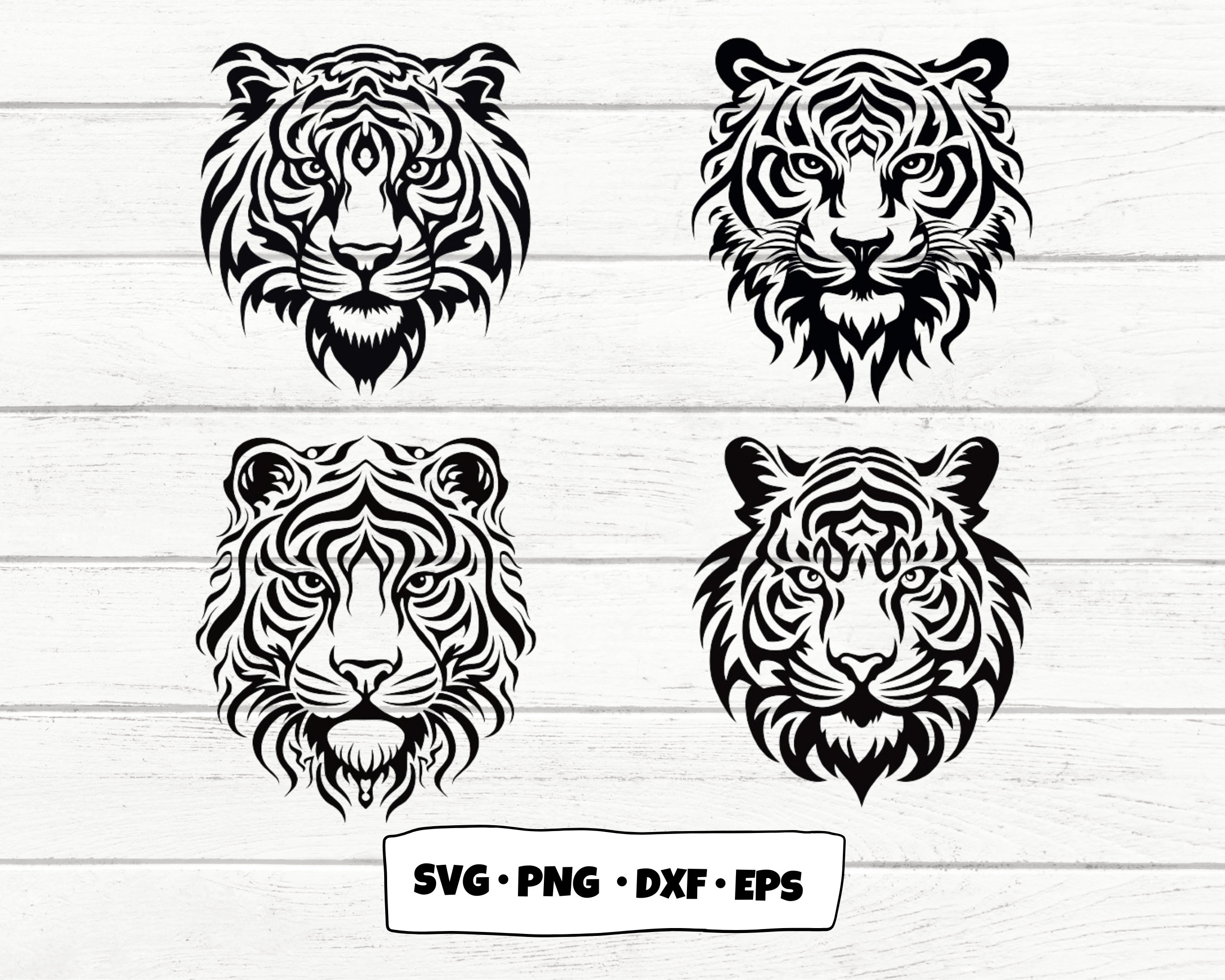 Tiger Head Svg Bundle, Tiger Head Svg, Tiger SVG, Tiger Head Cricut ...
