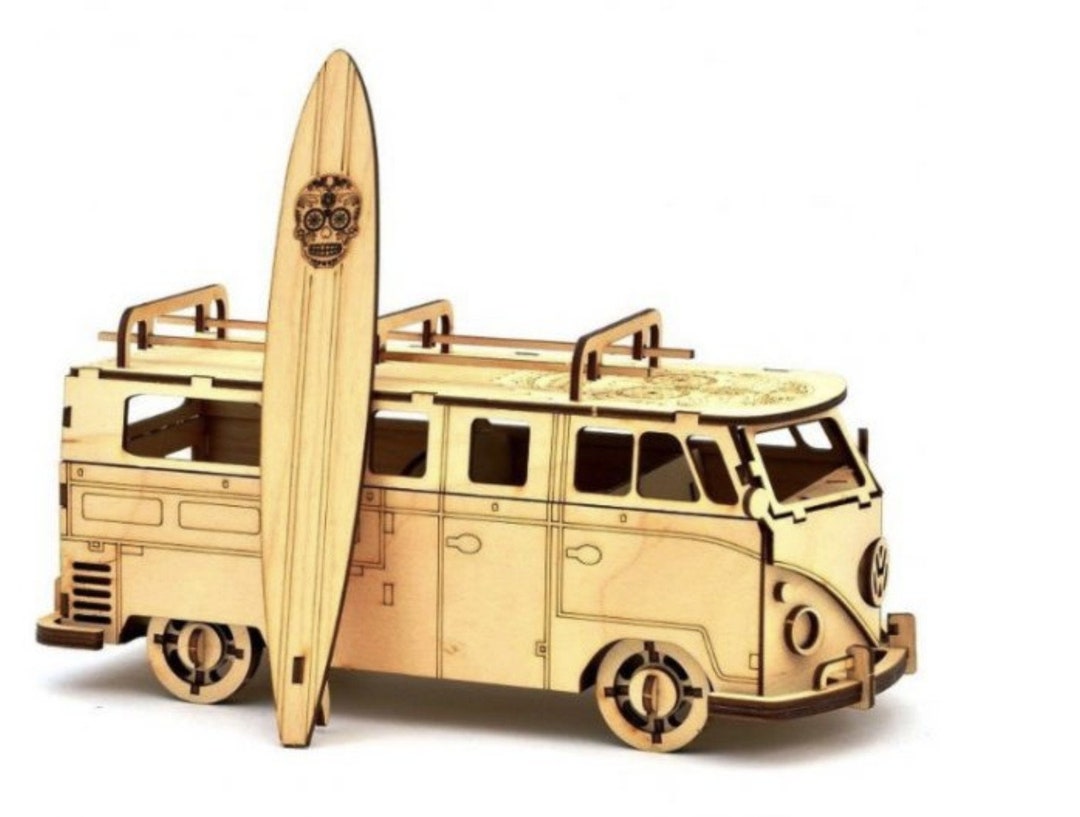 Unique Laser Cut Wooden Bus Layout DXF CDR File Format Laser Cut Wooden ...
