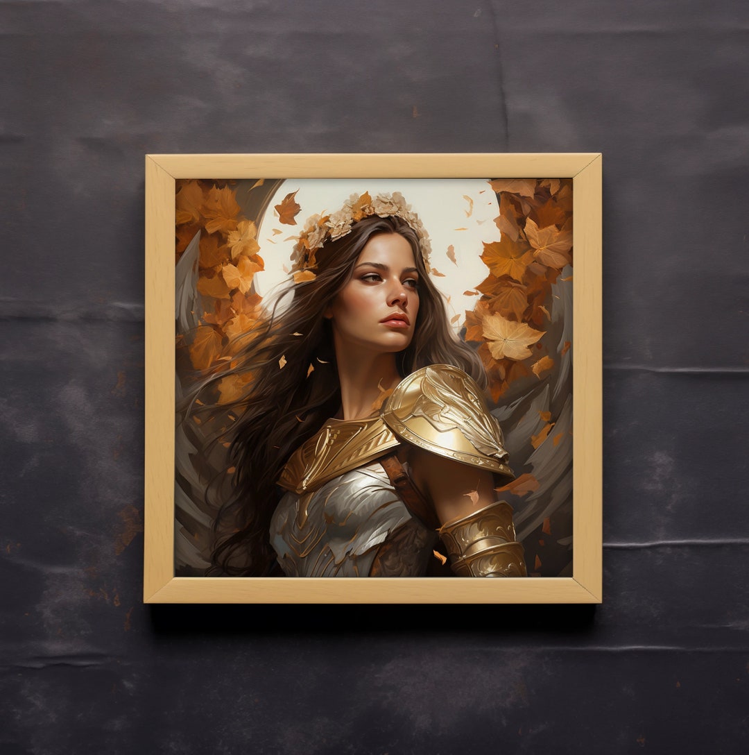 Athena Goddess of War, Printable Goddess Artwork, Greek Goddess Print ...