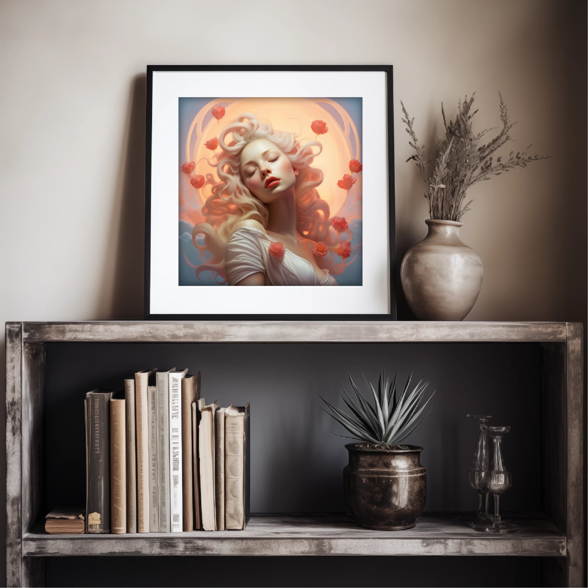 Venus Goddess of Love, Printable Goddess Artwork, Roman Goddess Print ...