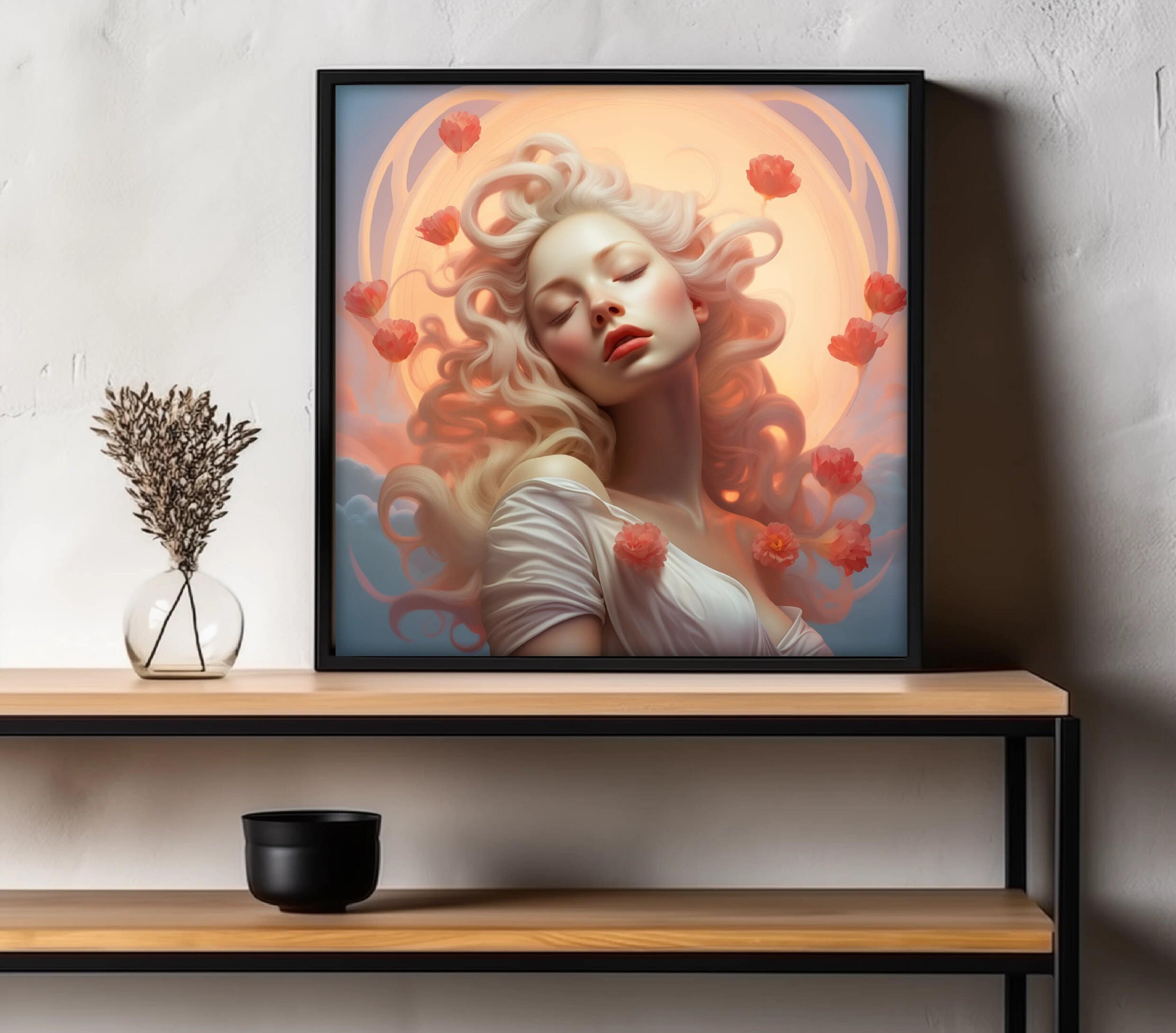 Venus Goddess of Love, Printable Goddess Artwork, Roman Goddess Print ...
