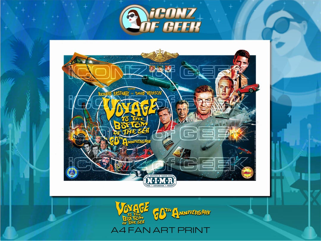 Voyage to the Bottom of the Sea - Flying Sub - Seaview - 60th ...