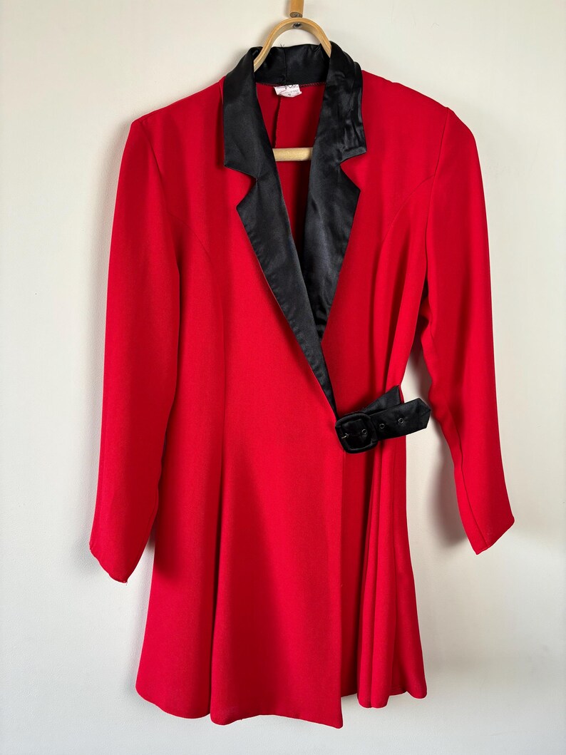 90s Vintage Red Mini Dress, Size S - Etsy