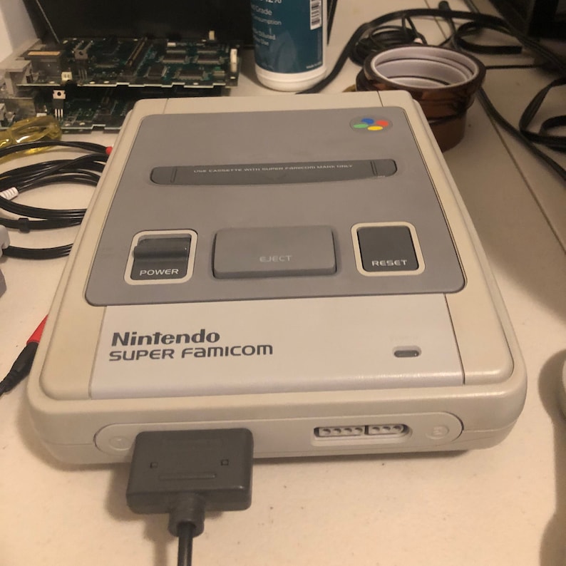 Nintendo Super Famicom Console Recapped Retrobrighted - Etsy