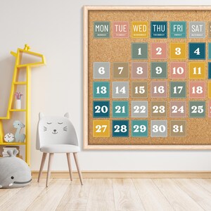 Editable Classroom Calendar Set and Weather Station ,12 Months Calendar ...
