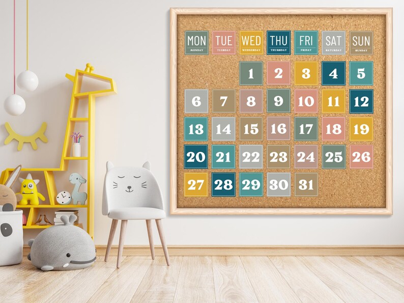 Editable Classroom Calendar Set and Weather Station ,12 Months Calendar ...