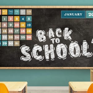 Editable Classroom Calendar Set and Weather Station ,12 Months Calendar ...