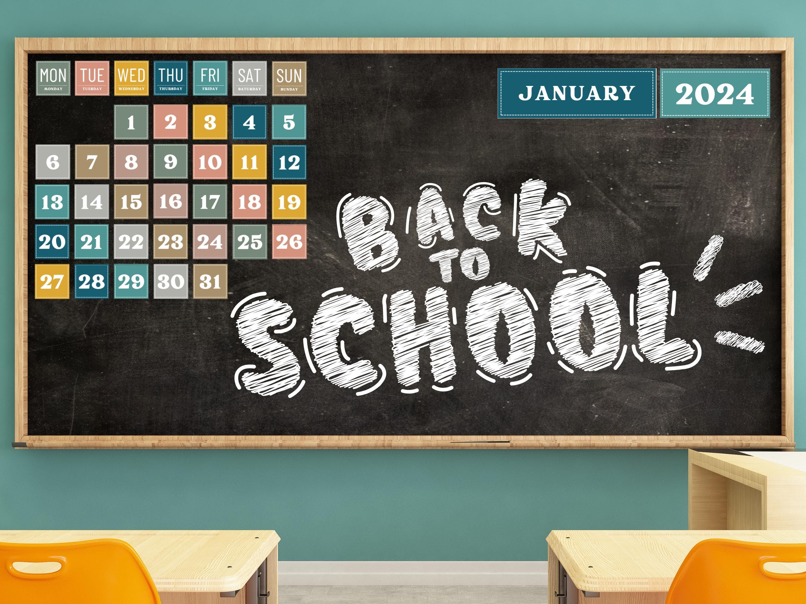 Editable Classroom Calendar Set and Weather Station ,12 Months Calendar ...