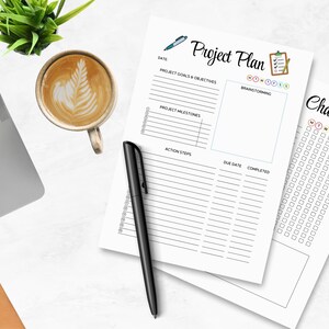 Printable Project Planner | A4 & A5 | Easy to Use | Instant Download - Etsy