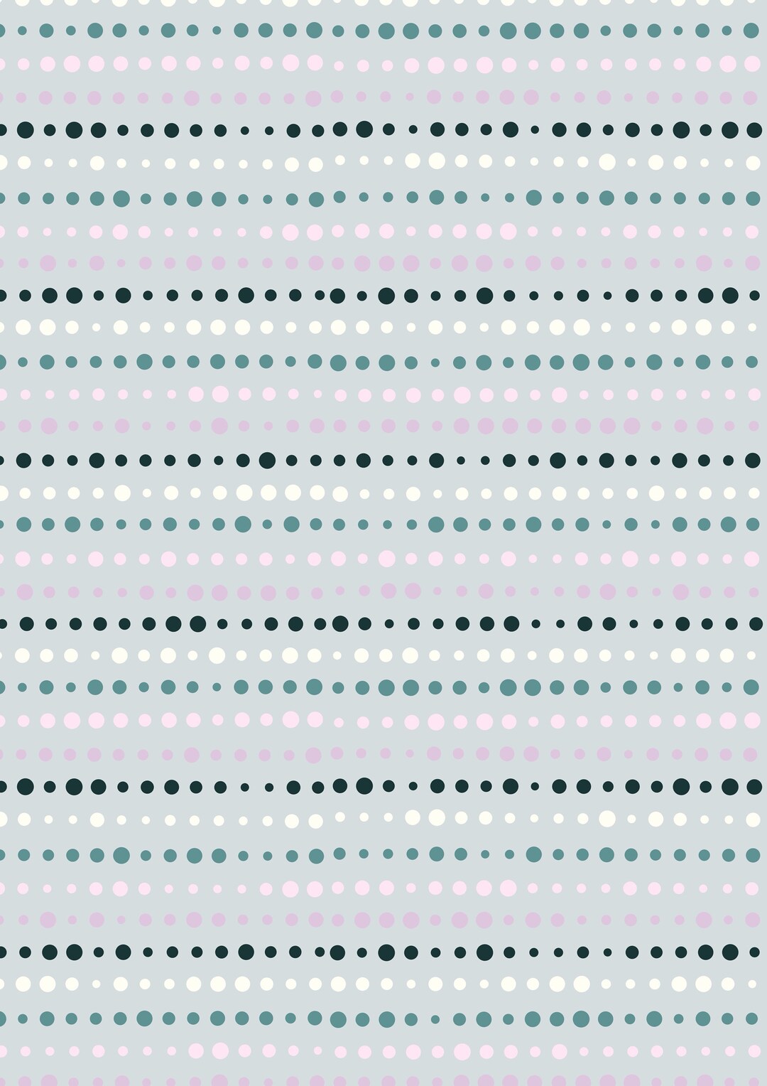 Blue Polka Dot Wrapping Paper Colourful Dotty Patterned Gift Wrap for ...