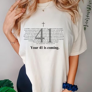 Your 41 is Coming Christian SVG PNG, Faith-inspired Design (digital ...