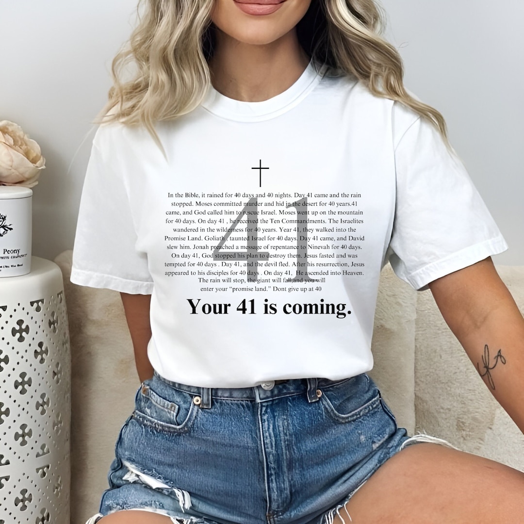 Your 41 is Coming Svg PNG, Jesus Svg Png, Faith Png, Sublimation Design ...