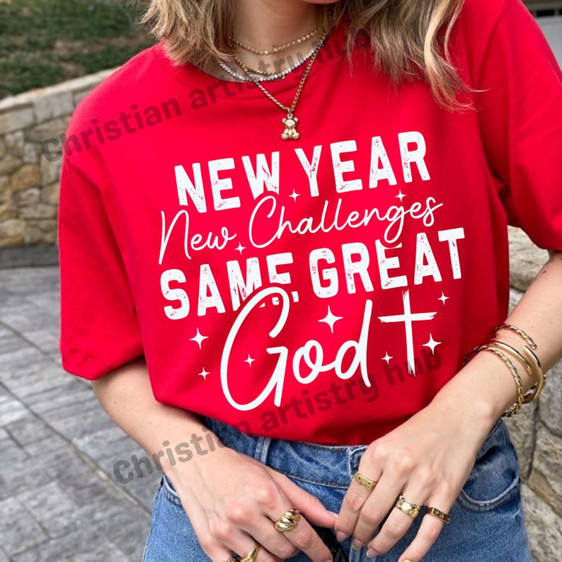 New Year 2025 Christian SVG PNG, Faith-based Design (digital Download ...