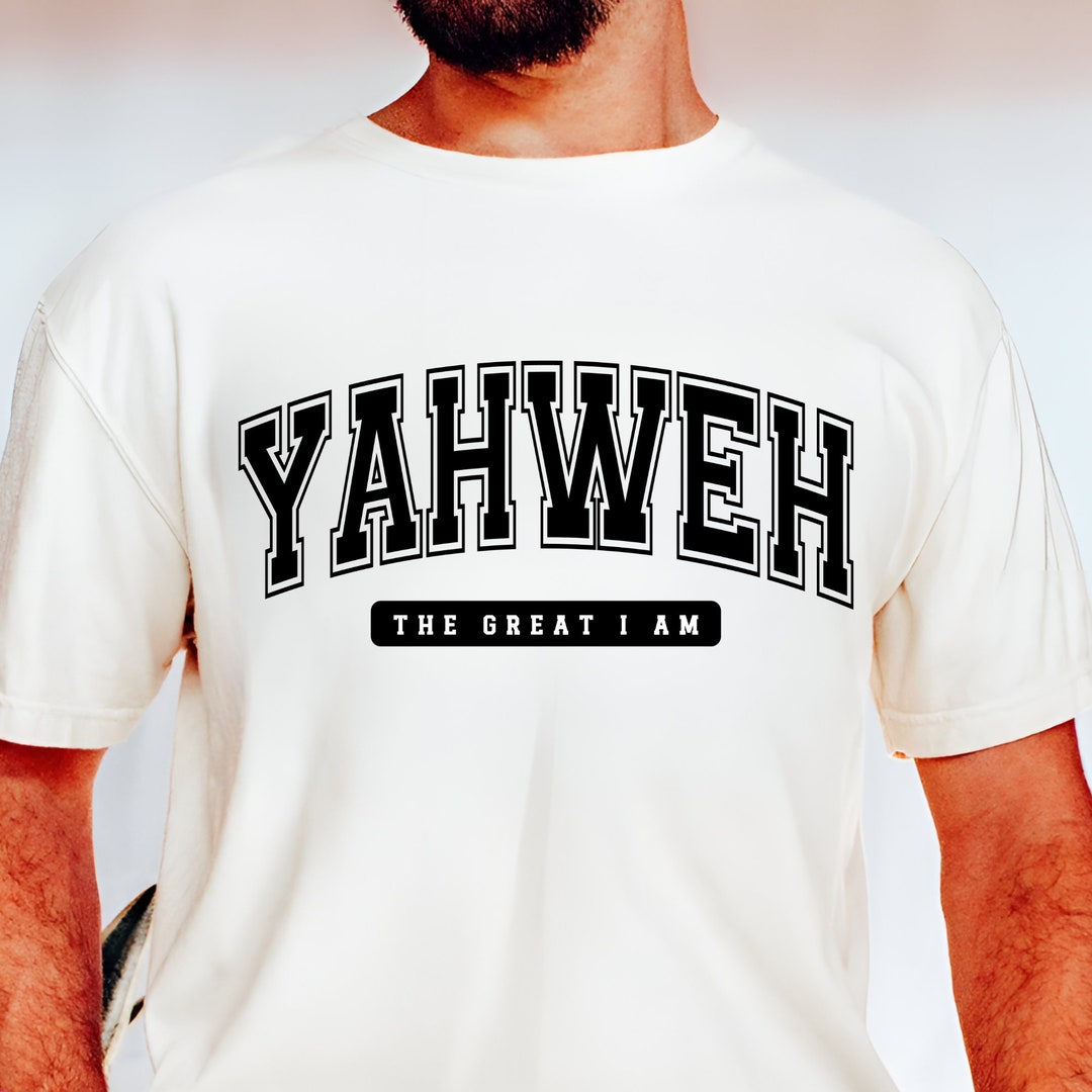 Yahweh Vintage Tshirt, Christian Streetwear, Jesus Tshirt, Faith Shirt ...