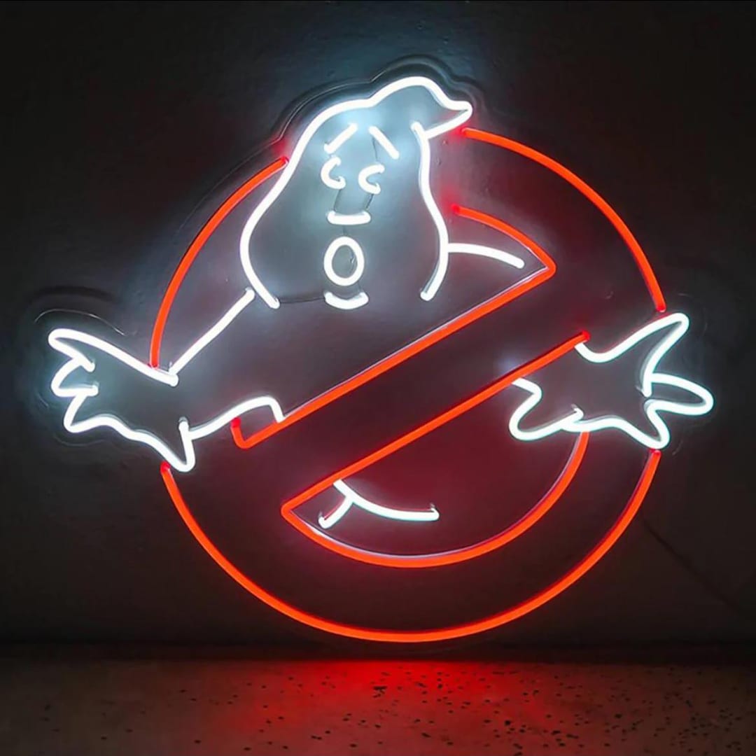 GHOSTBUSTERS LED Sign 40 X 35 Cm - Etsy