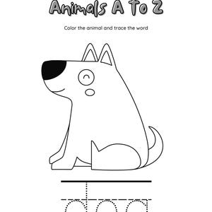 Colouring Book, Illustration, Kids Learning Book, Alphabet Colouring ...