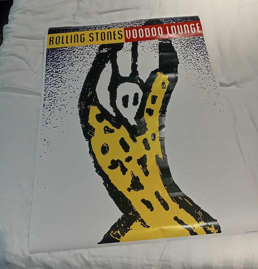 Rolling Stones 1994 Voodoo Lounge Tour Poster - Etsy