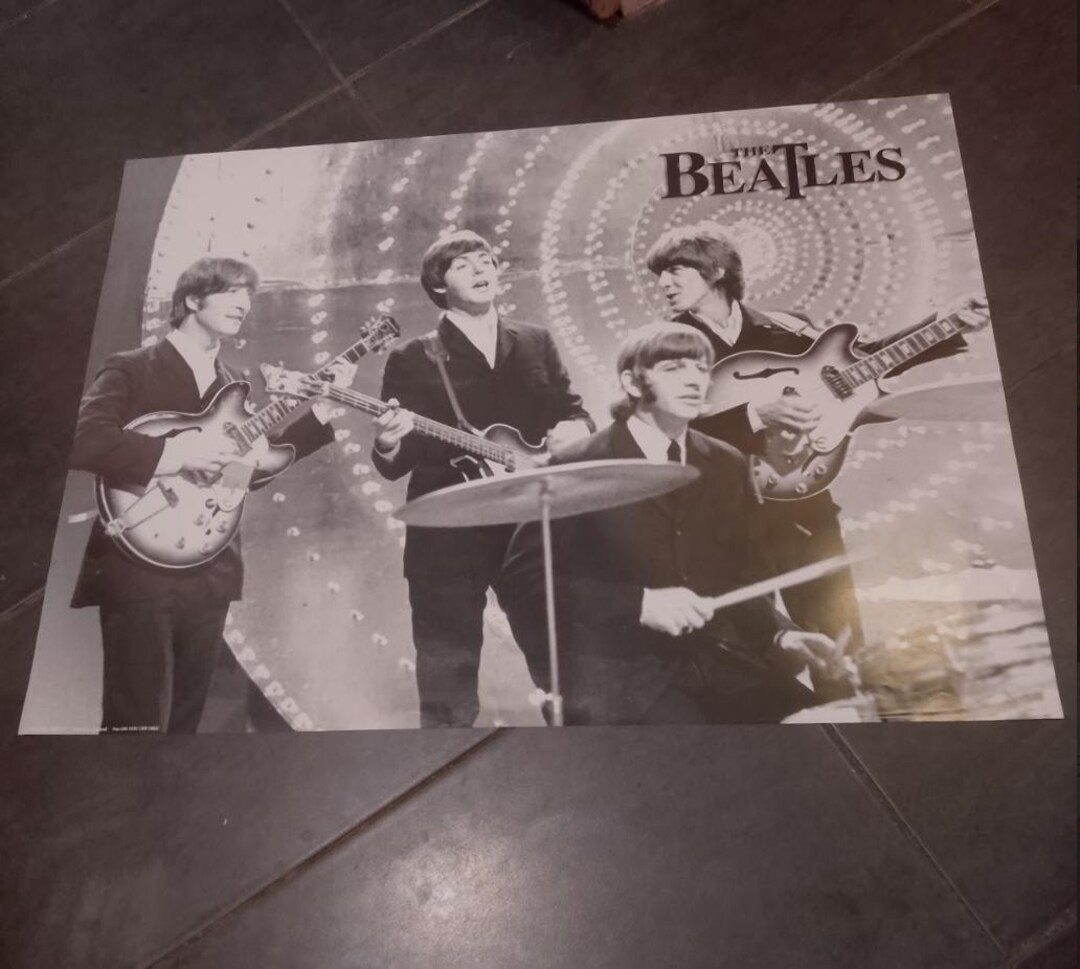 The Beatles Promotional Poster - Etsy