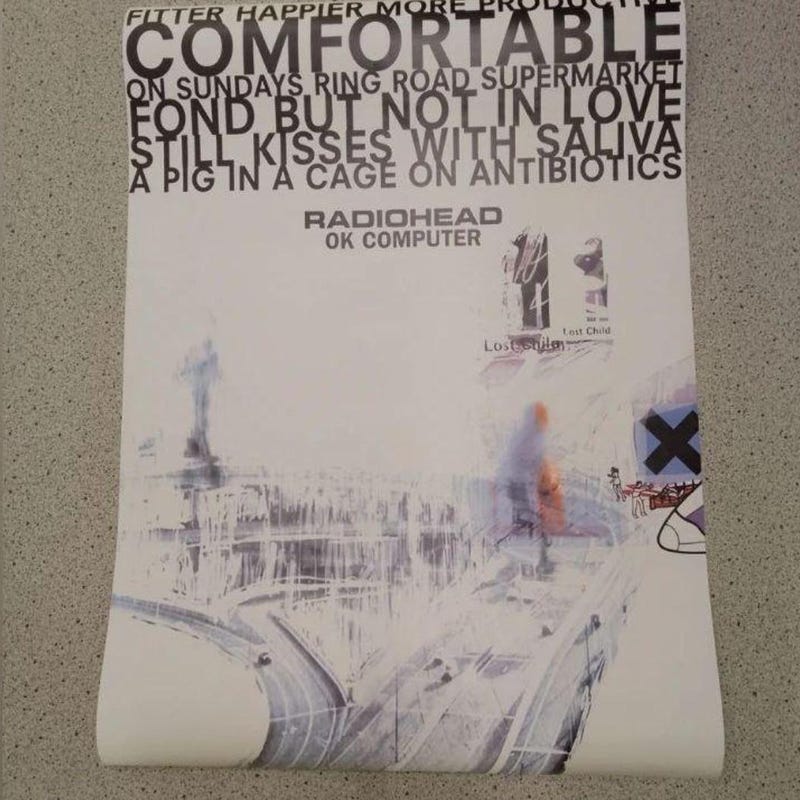 Radiohead Poster - Etsy