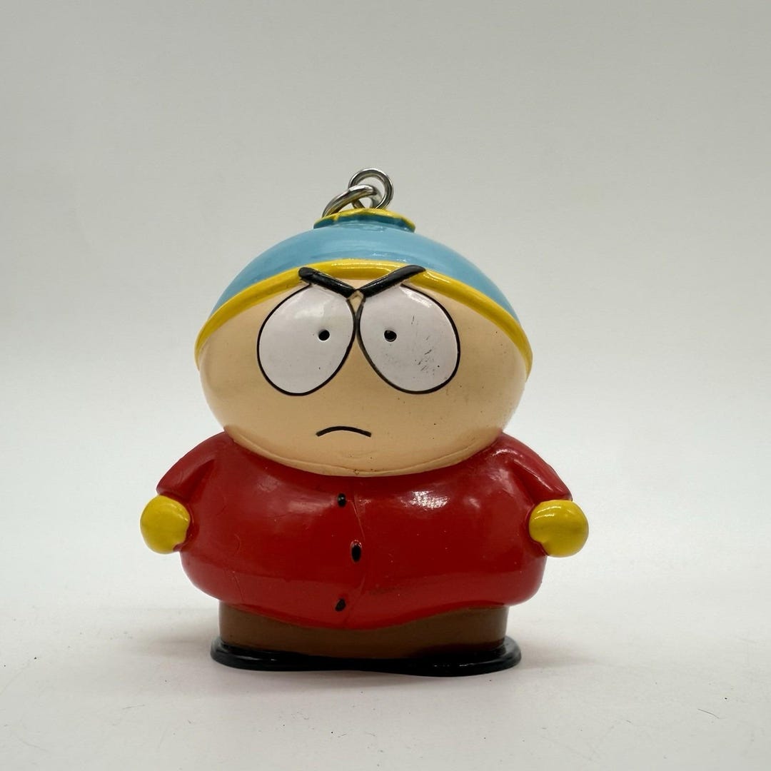 Comedy Central South Park Eric Cartman Keychain Vintage 1998 Toy Figure ...