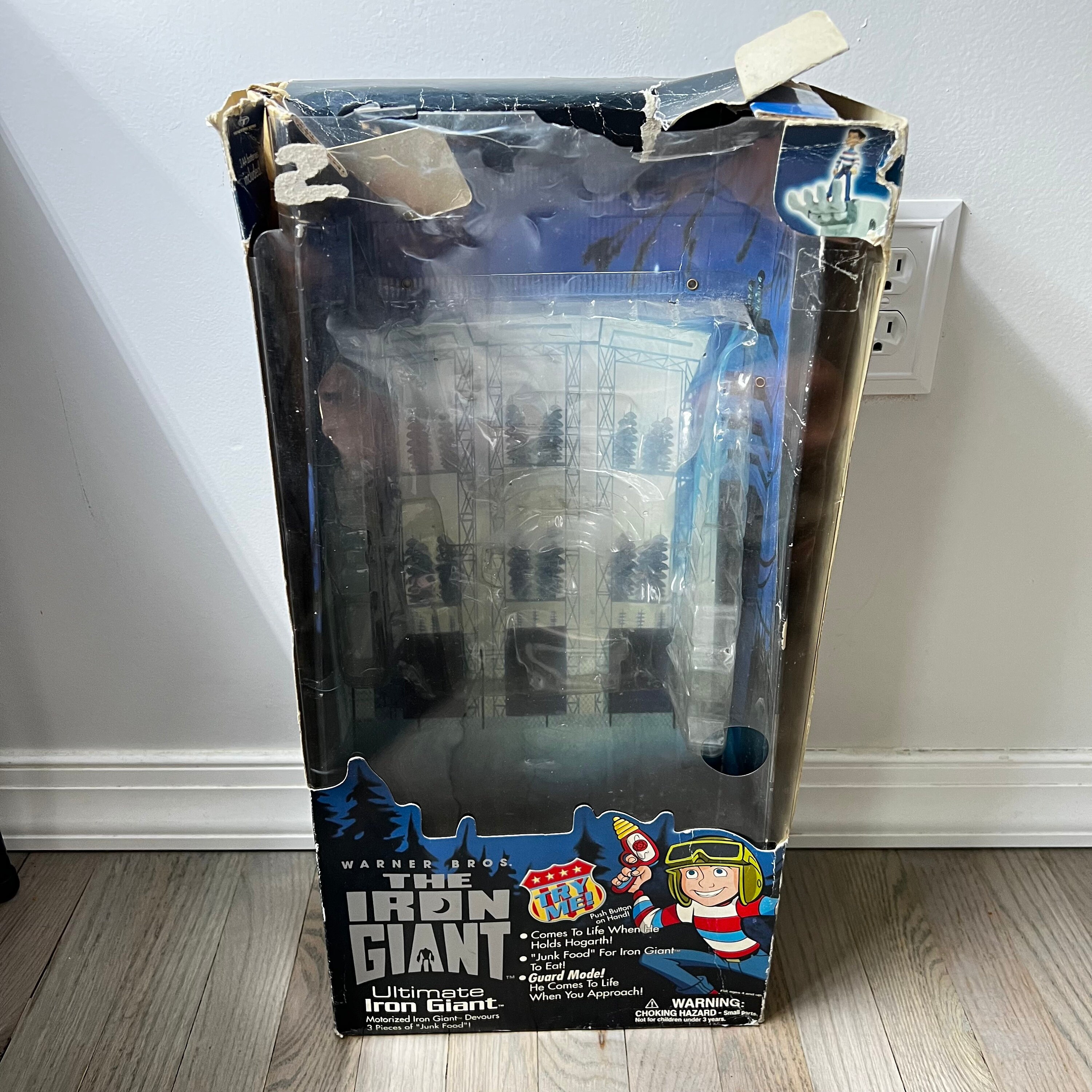 Trendmasters the Ultimate Iron Giant Figure 20 1999 Incomplete With Box ...