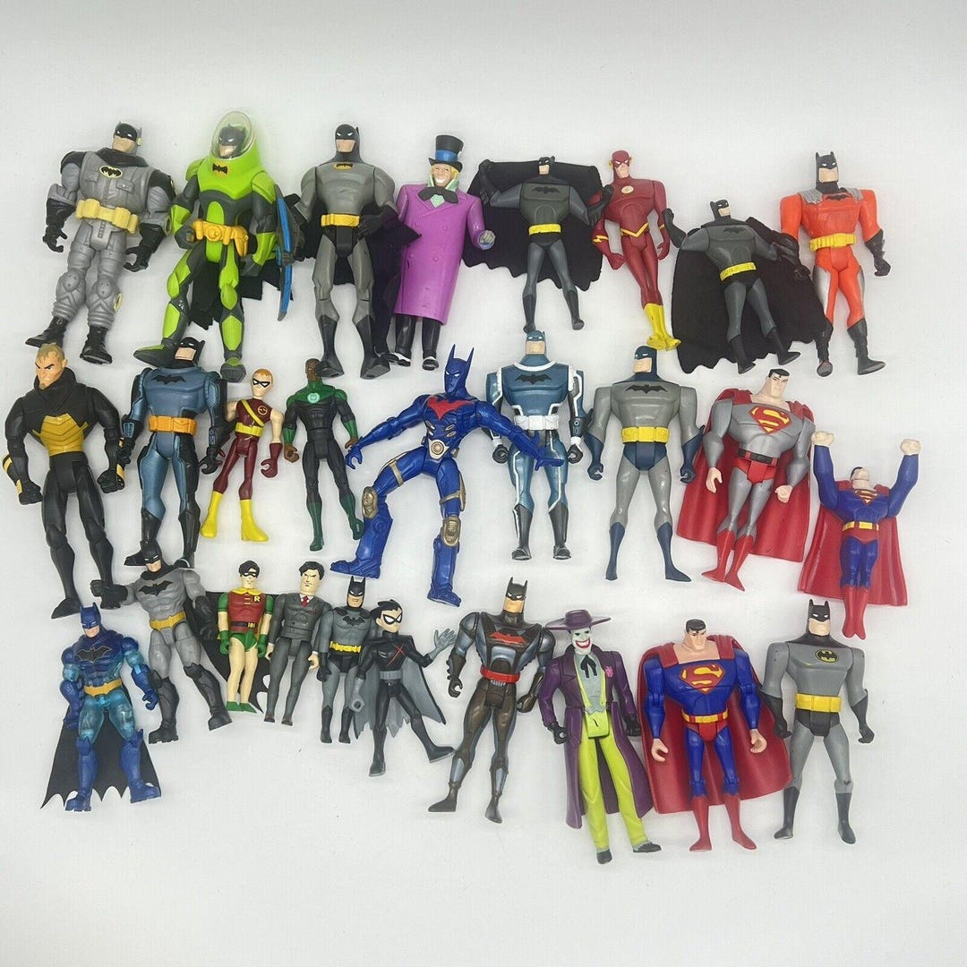DC Comics Action Figure Huge Lot of 27 Action Figures Vintage & Modern ...