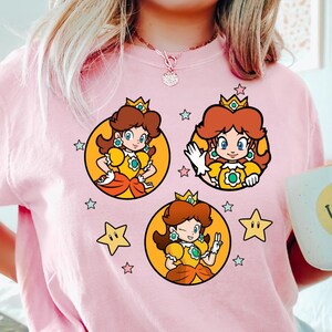 Mario Princess Daisy Shirt, Mario Characters, Super Mario Shirt, Super ...