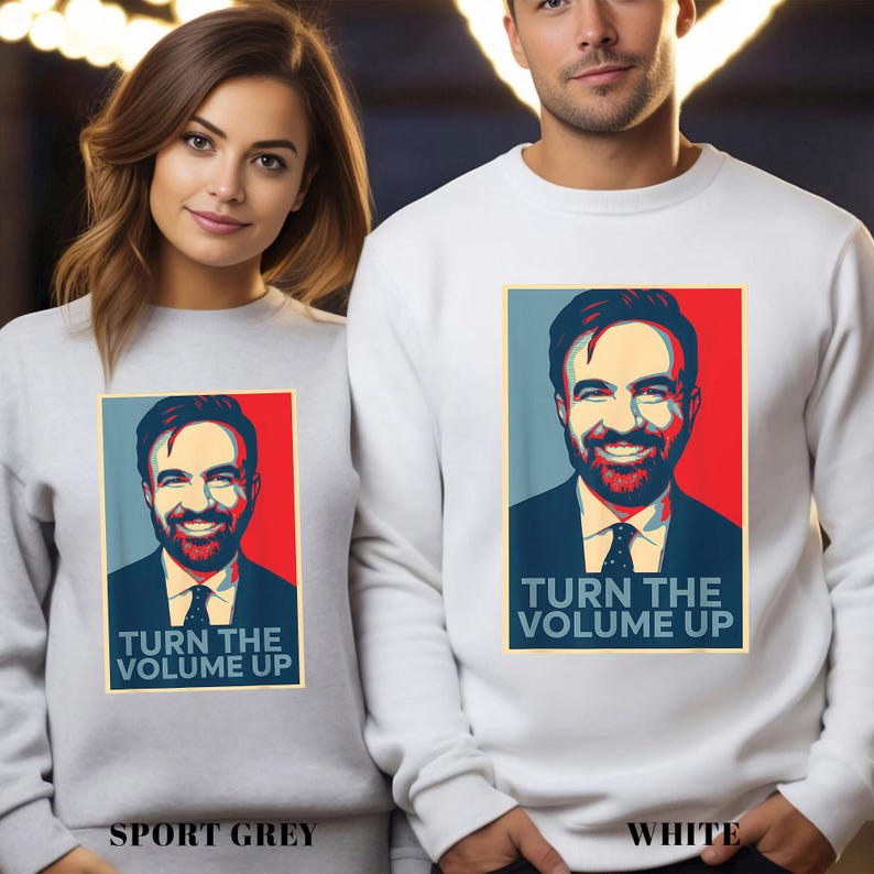 NYC Mayor Zohran Mamdani Sweatshirt, Turn the Volume up Hoodie ...