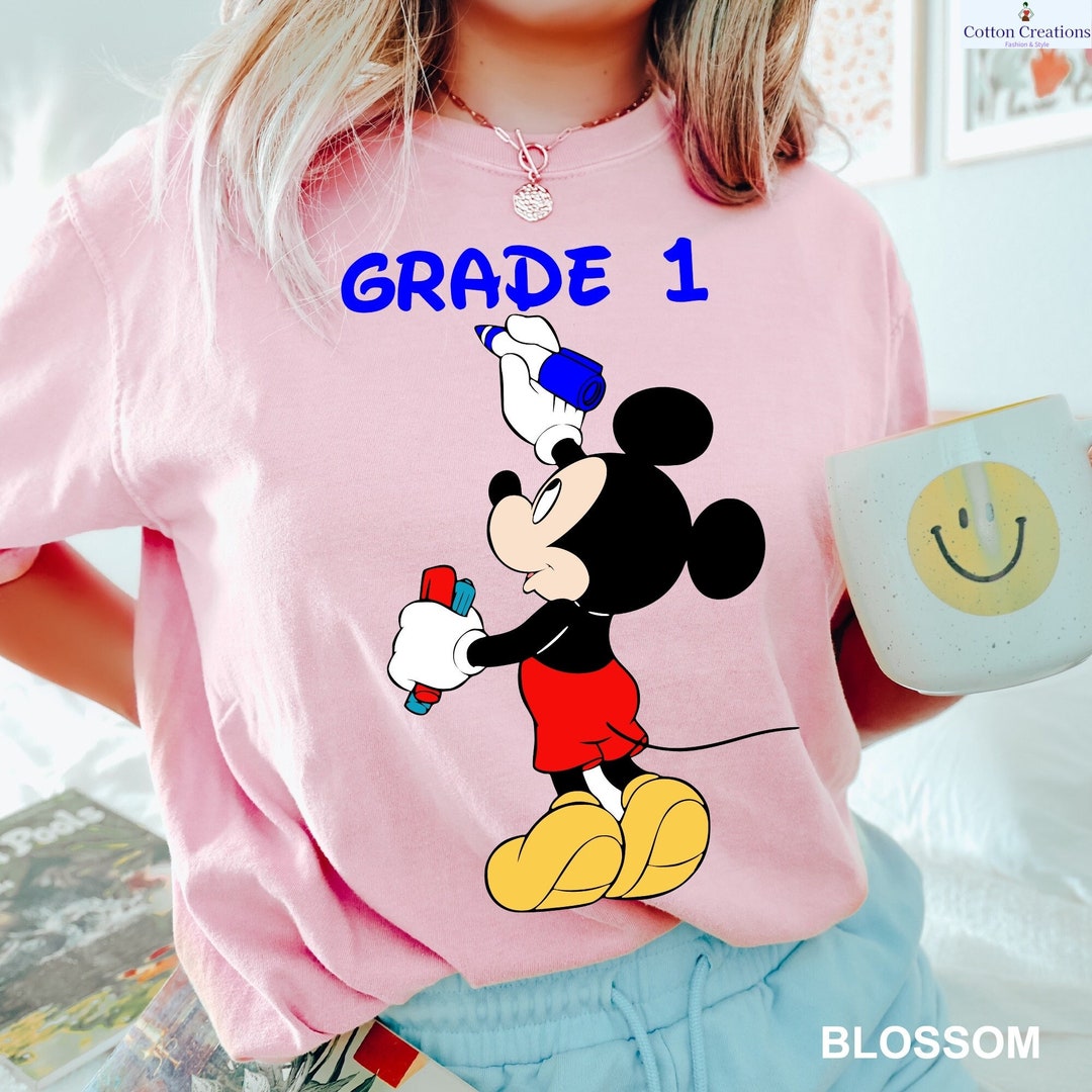 Mickey Back to School Shirt, Disney Back to School Shirt, First Grade ...
