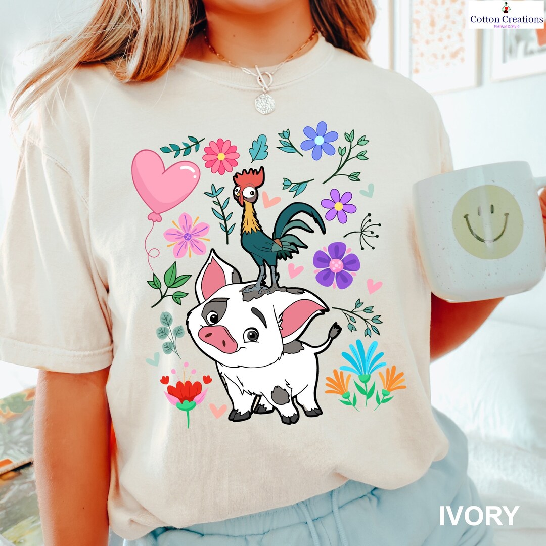 Disney Moana Shirt, Pua and Heihei, Moana Shirt, Disney Shirts, Disney ...