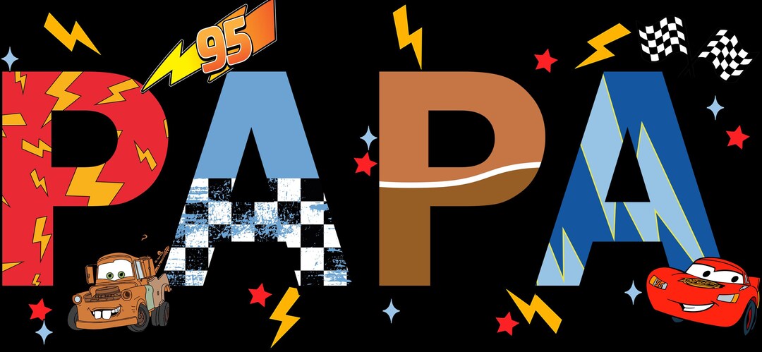 Custom Pixar Cars Logo - Etsy