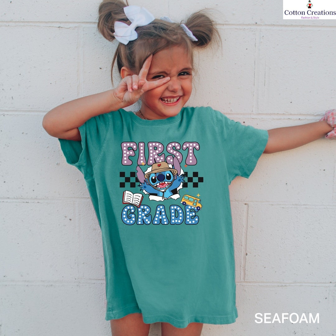 Stitch Shirt, Stitch Back to School Shirt, Stitch First Day of School ...